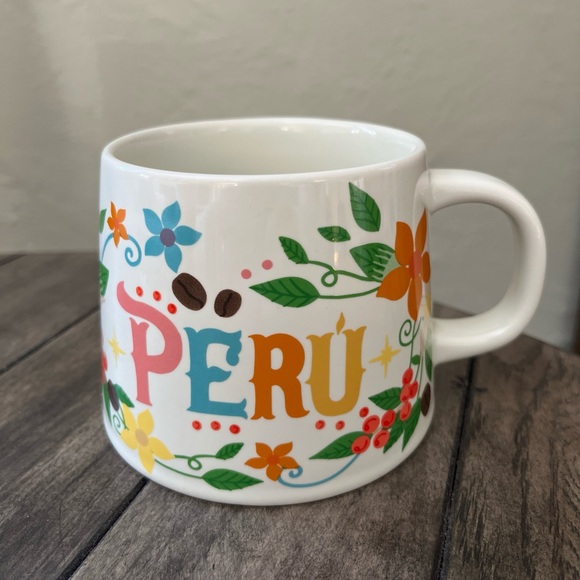 Starbucks | Dining | Rare Starbucks Peru Mug 2 Year Anniversary 4oz Htf ...